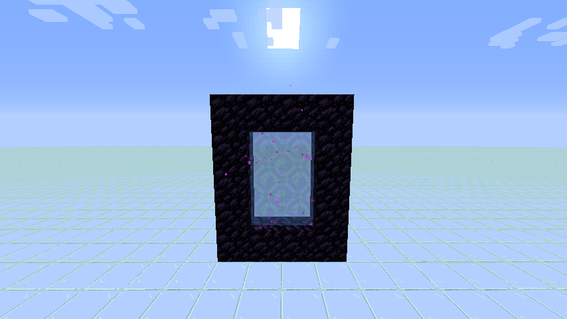 Winter Nether Portal Minecraft Texture Pack