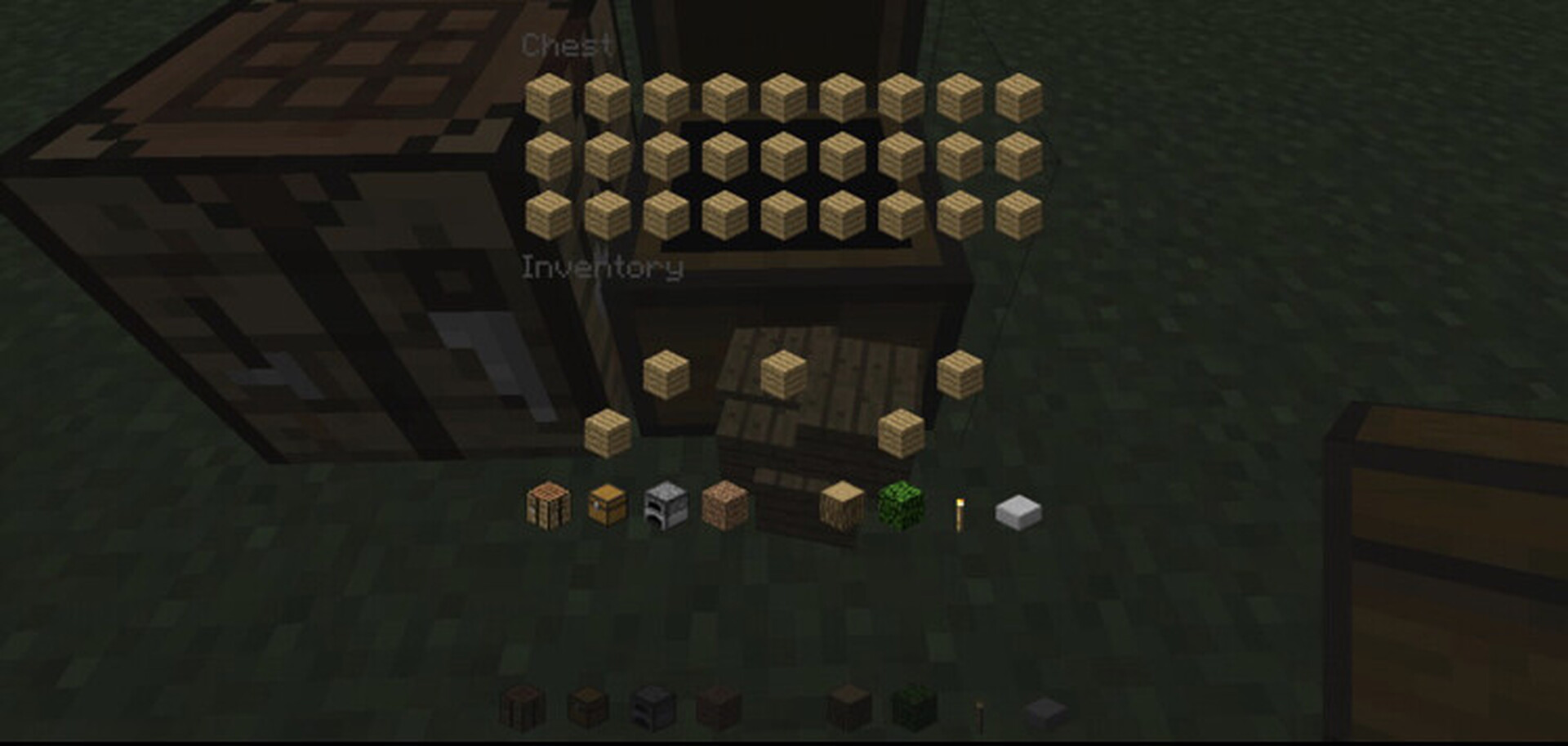 Transparent Inventory Minecraft Texture Pack