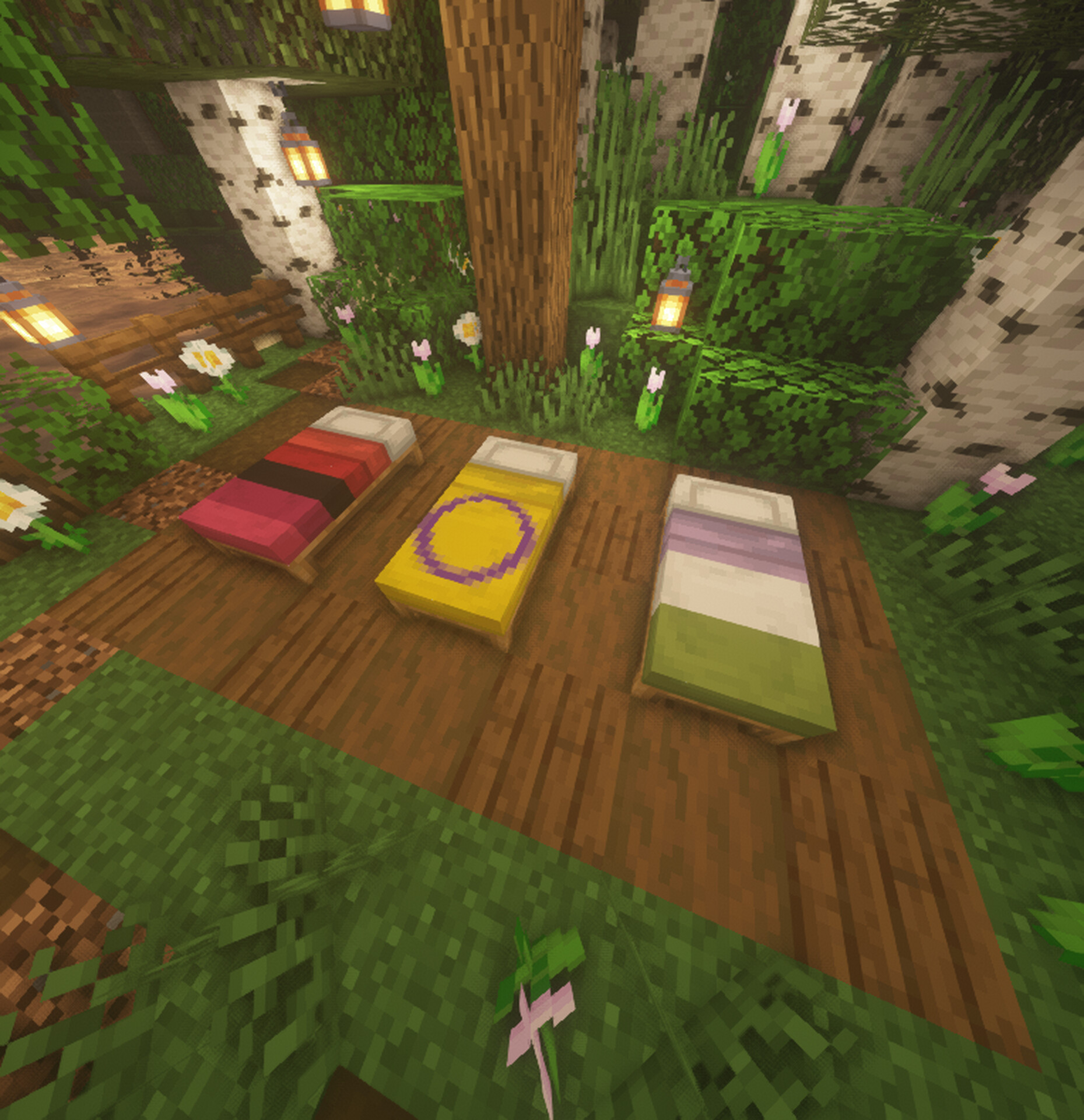 LGBTQ+ Pride Beds² Minecraft Texture Pack