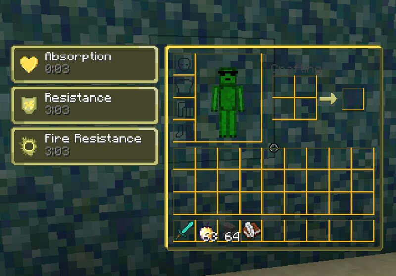 GoldenUI Minecraft Texture Pack