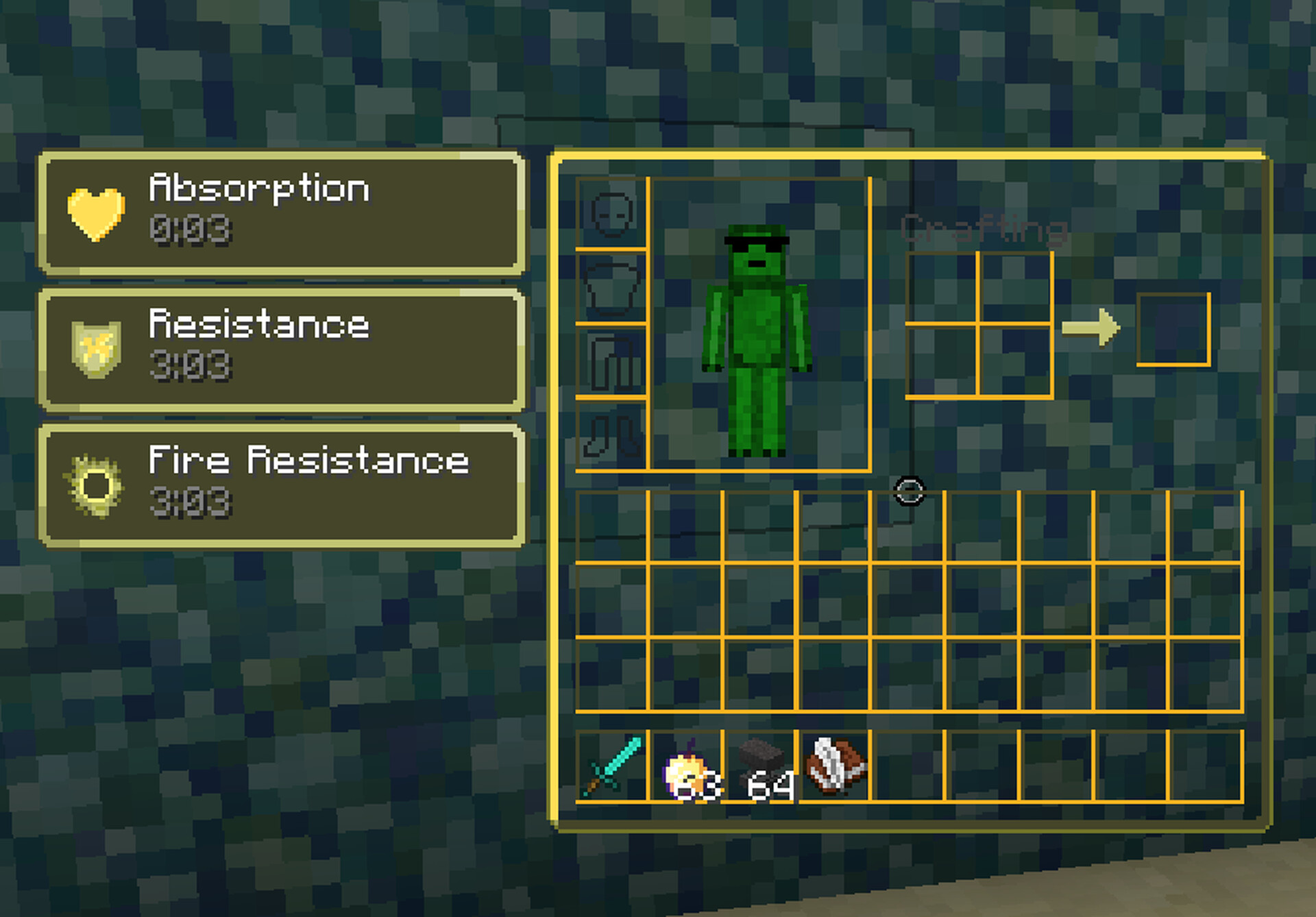 GoldenUI Minecraft Texture Pack