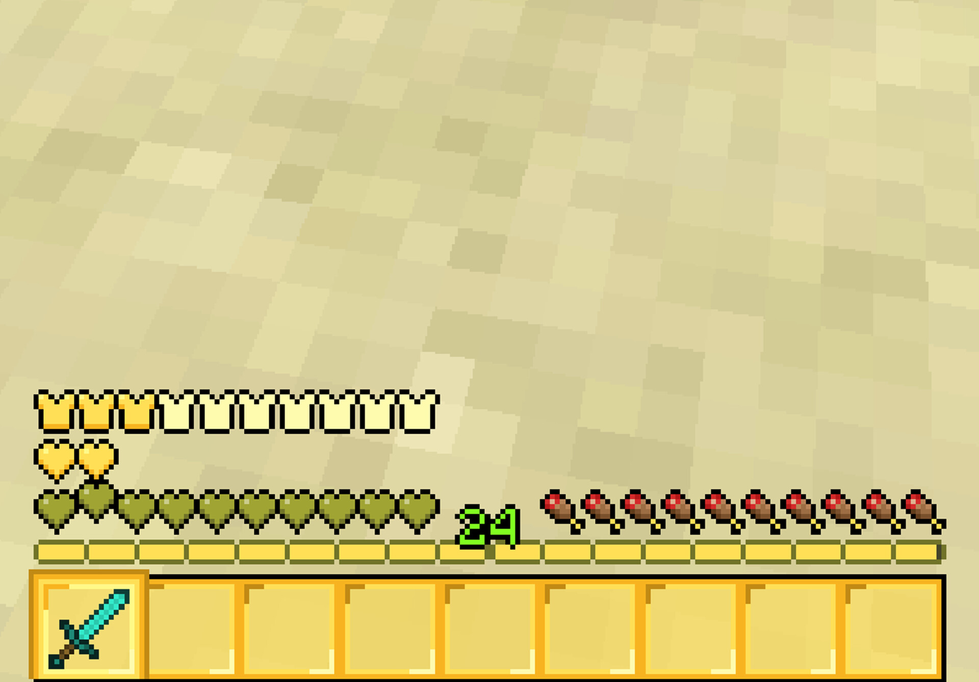 GoldenUI Minecraft Texture Pack