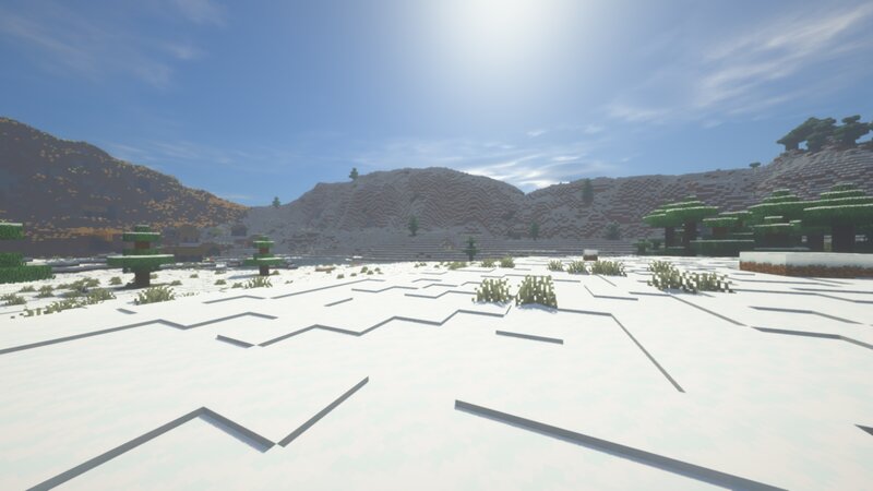 Snowy snow Minecraft Texture Pack