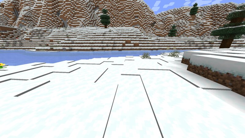 Snowy snow Minecraft Texture Pack