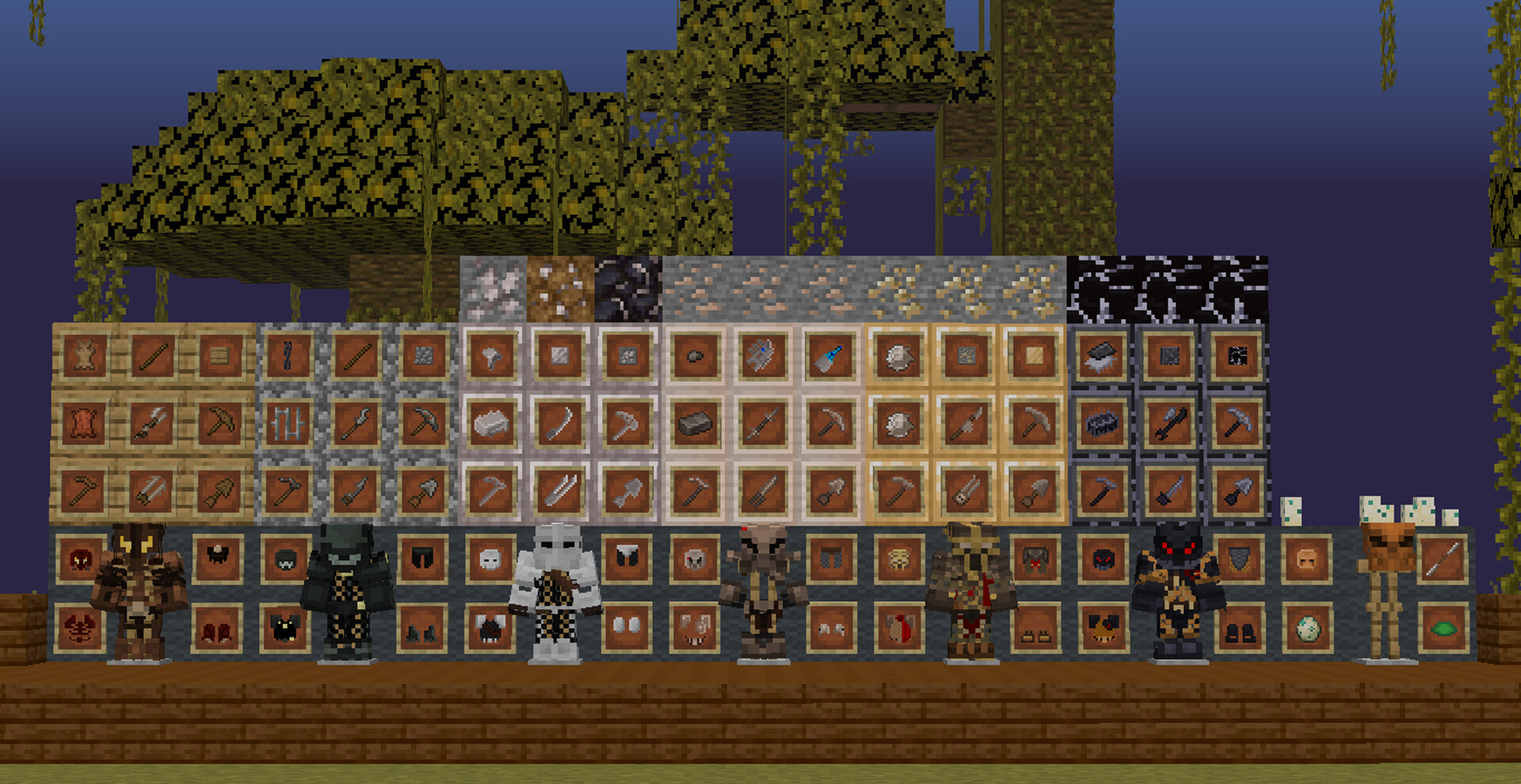 Predator 𝗔𝗿𝗺𝗼𝗿𝘀 & 𝗧𝗼𝗼𝗹𝘀 Minecraft Texture Pack