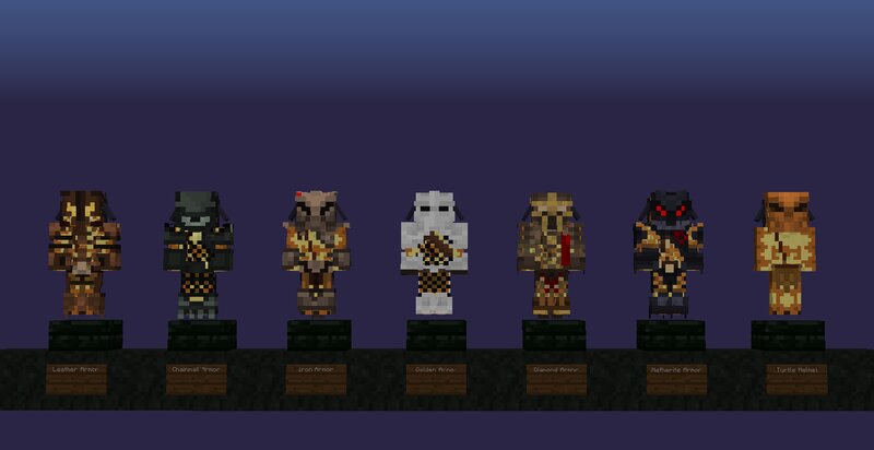Predator 𝗔𝗿𝗺𝗼𝗿𝘀 & 𝗧𝗼𝗼𝗹𝘀 Minecraft Texture Pack