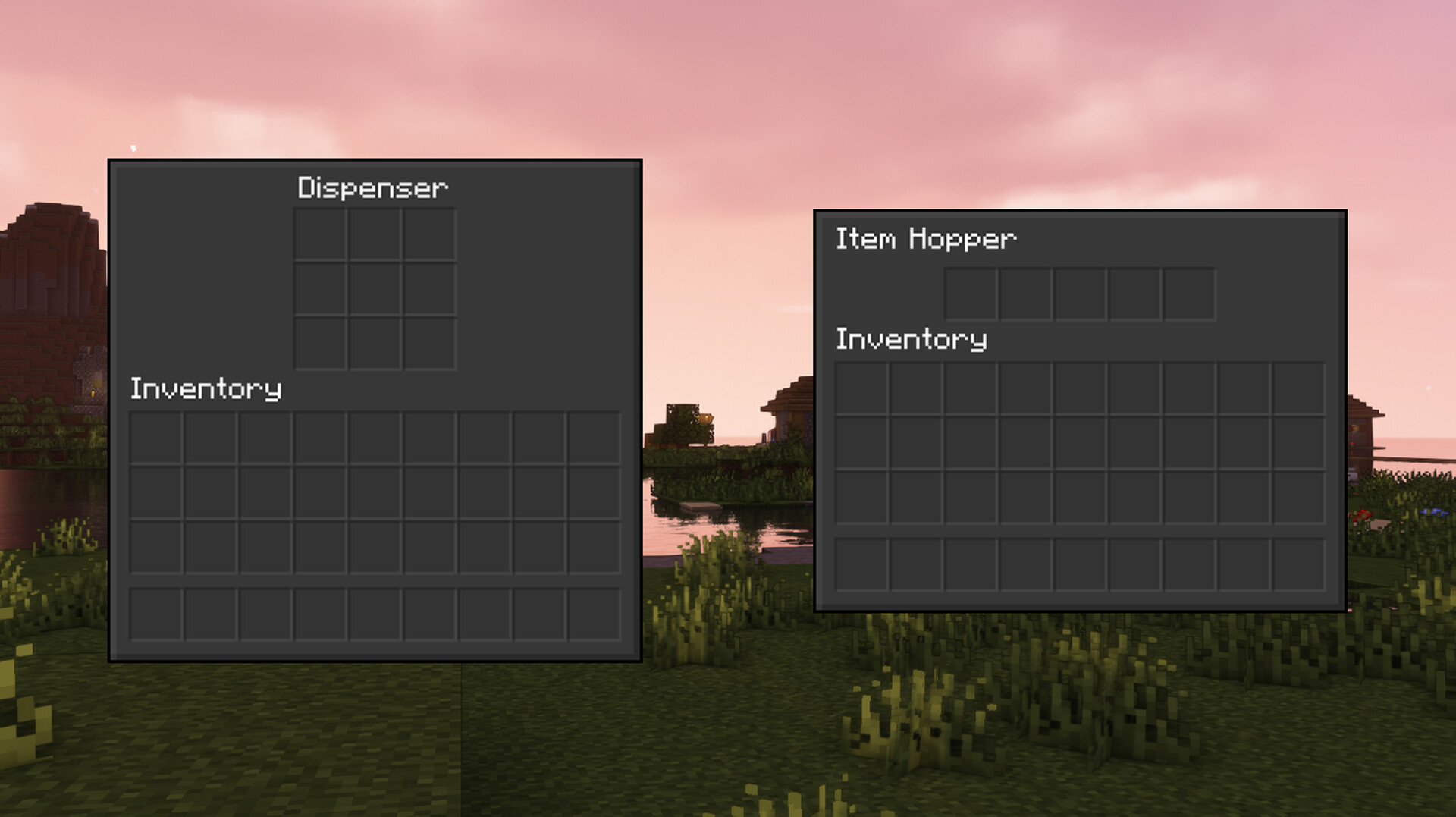 Angular GUI - Dark Mode Minecraft Texture Pack