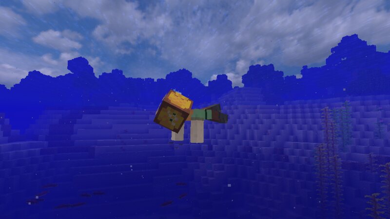 Deep Sea Diver Helmet Minecraft Texture Pack