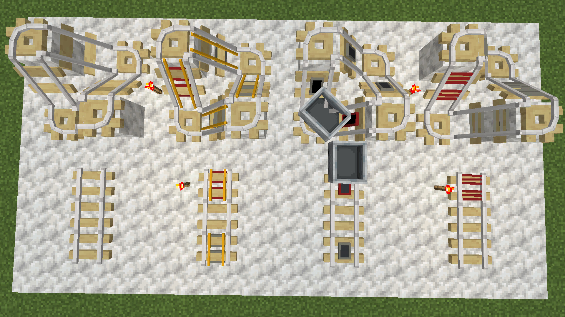 Stripped Birch Log Rails 1 17 But Will Most Likely Work From 1 15 Onwards Minecraft Texture Pack