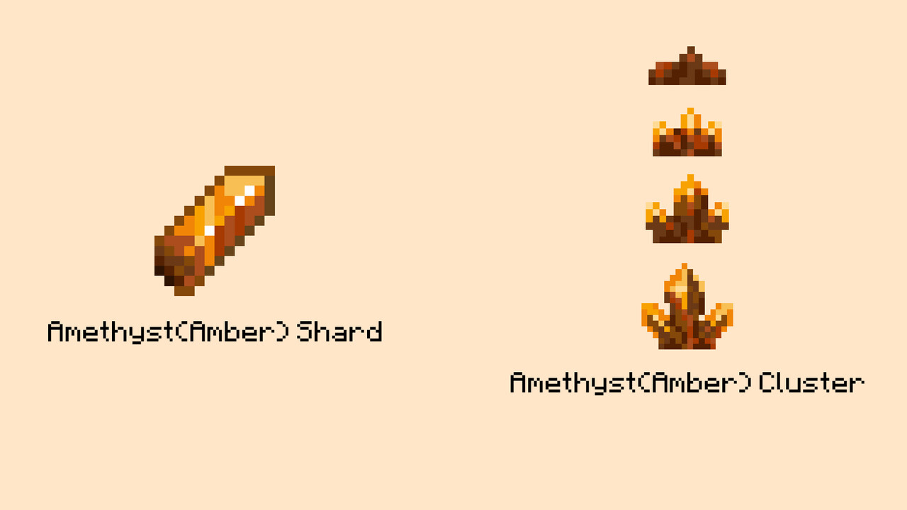 Amethyst to Amber Minecraft Texture Pack
