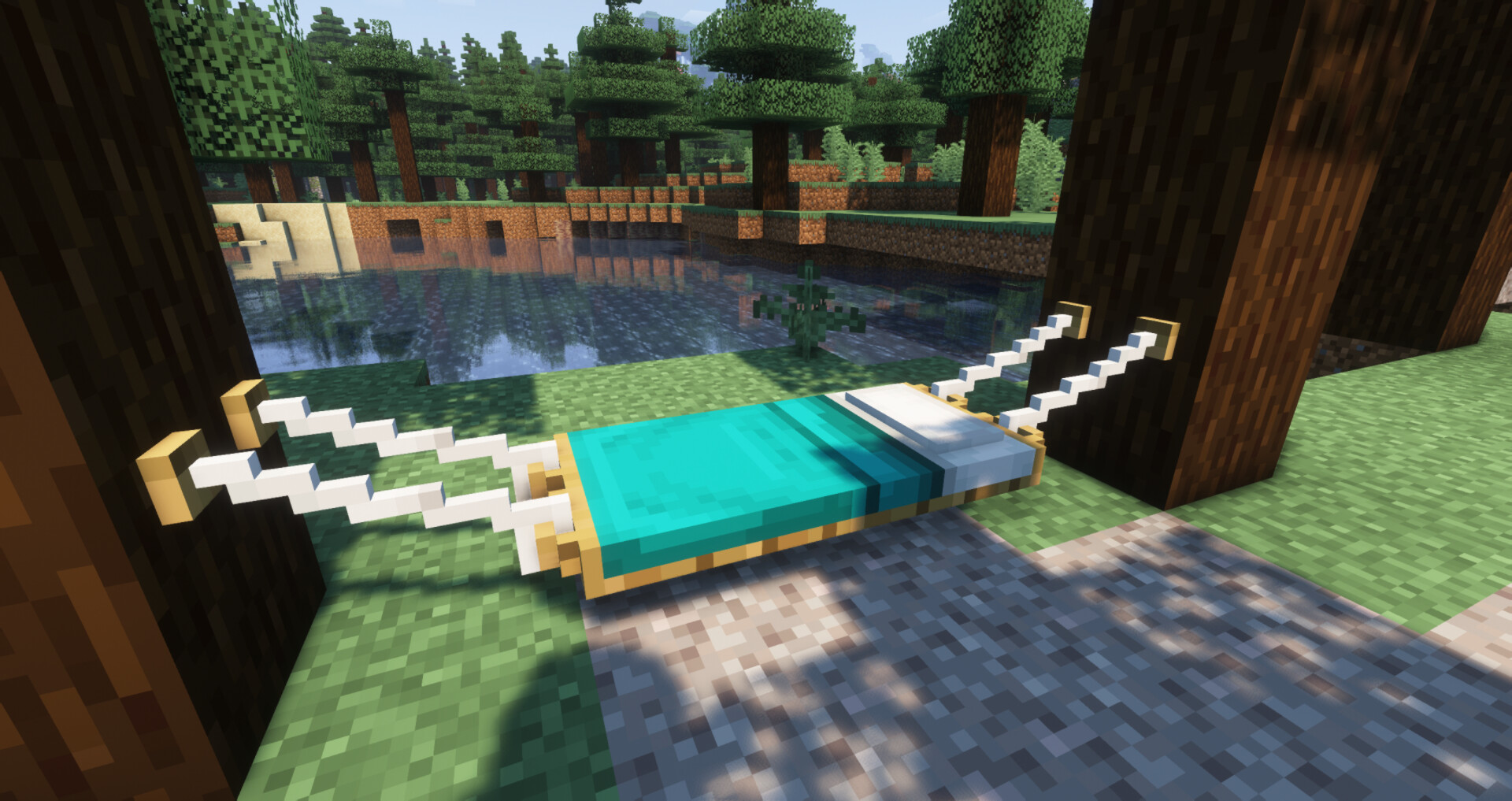Beds to Hammocks !! Minecraft Texture Pack