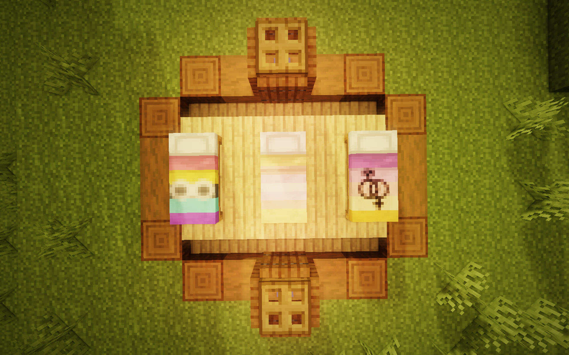 LGBTQ+ Pride Beds- The Trilogy Minecraft Texture Pack