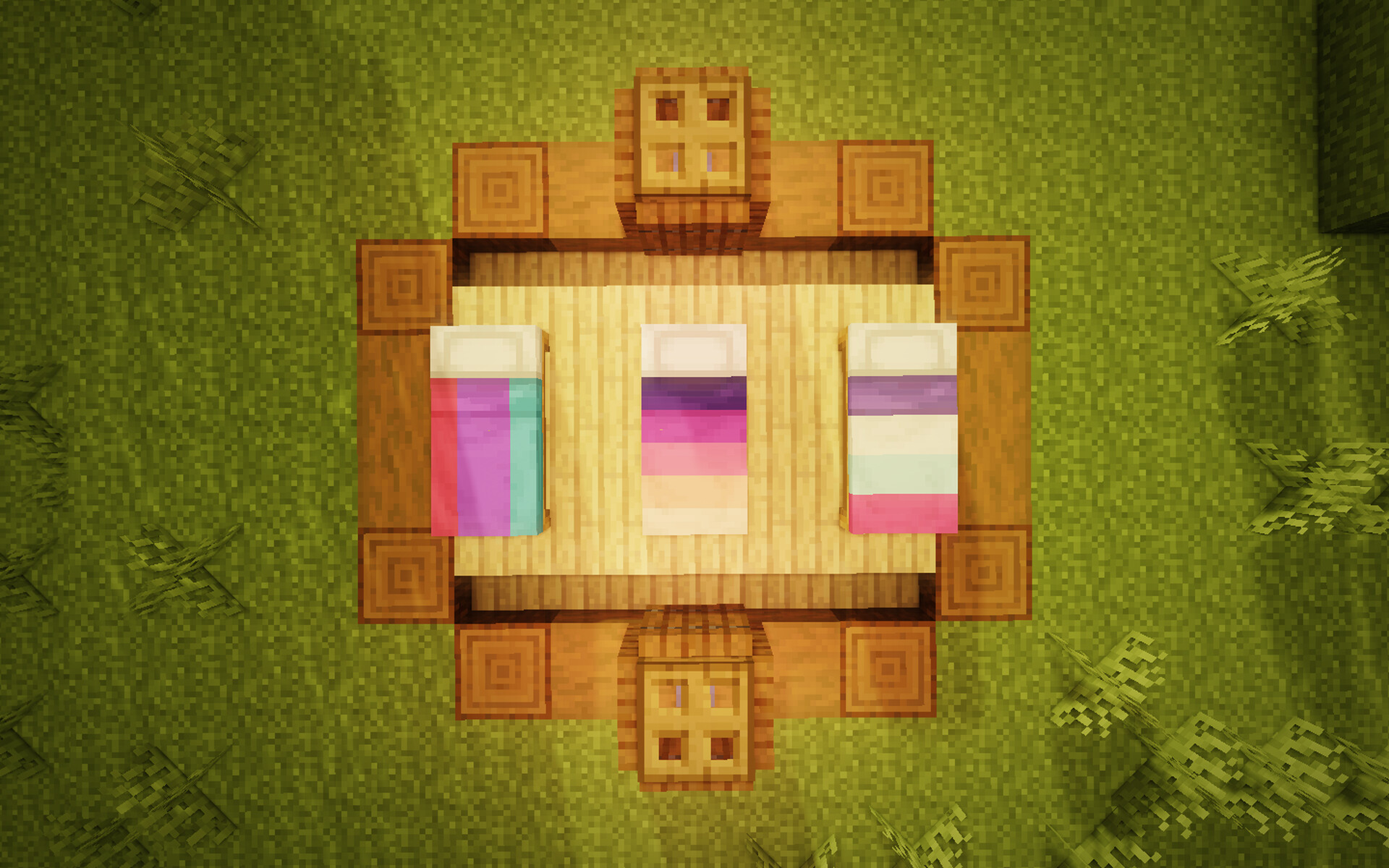 LGBTQ+ Pride Beds- The Trilogy Minecraft Texture Pack