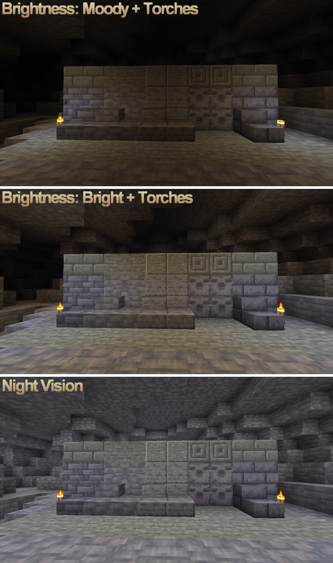 Brighter Grimstone 20w07a (Minecraft Live Style) Minecraft Texture Pack