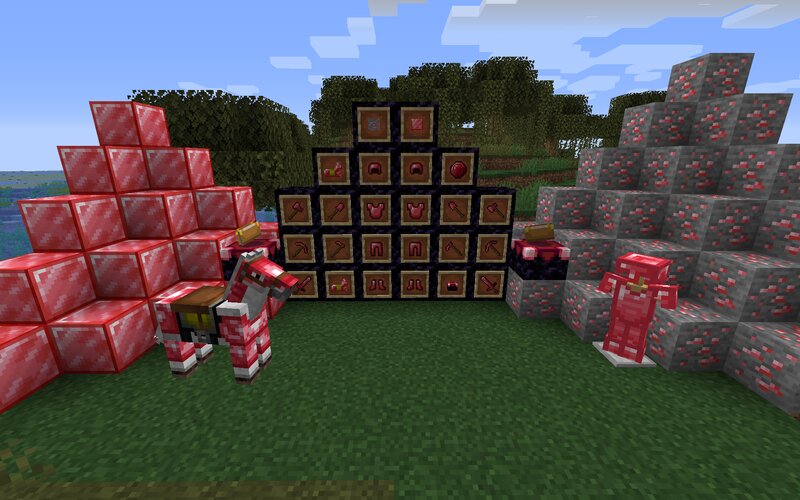 Diamond To Ruby Minecraft Texture Pack