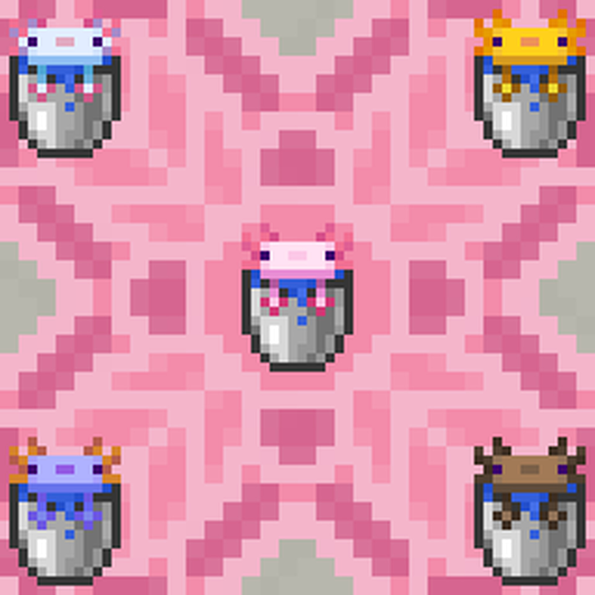 Visual Axolotl Buckets (OPTIFINE REQUIRED) Minecraft Texture Pack