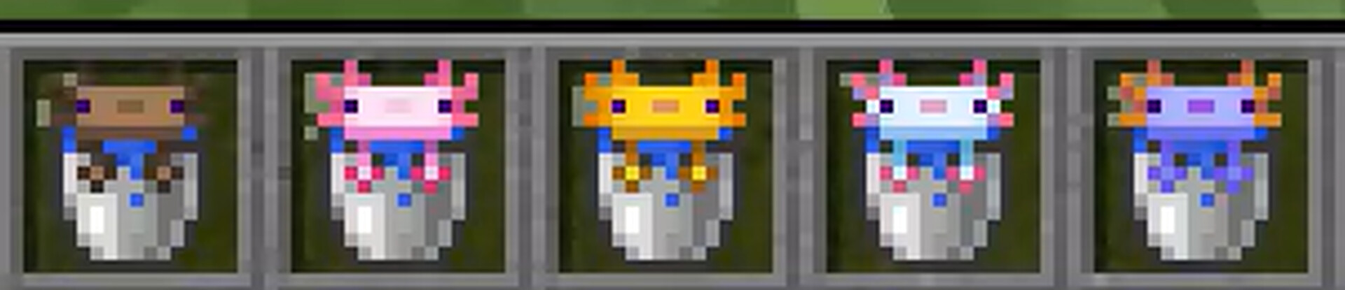 Visual Axolotl Buckets (OPTIFINE REQUIRED) Minecraft Texture Pack