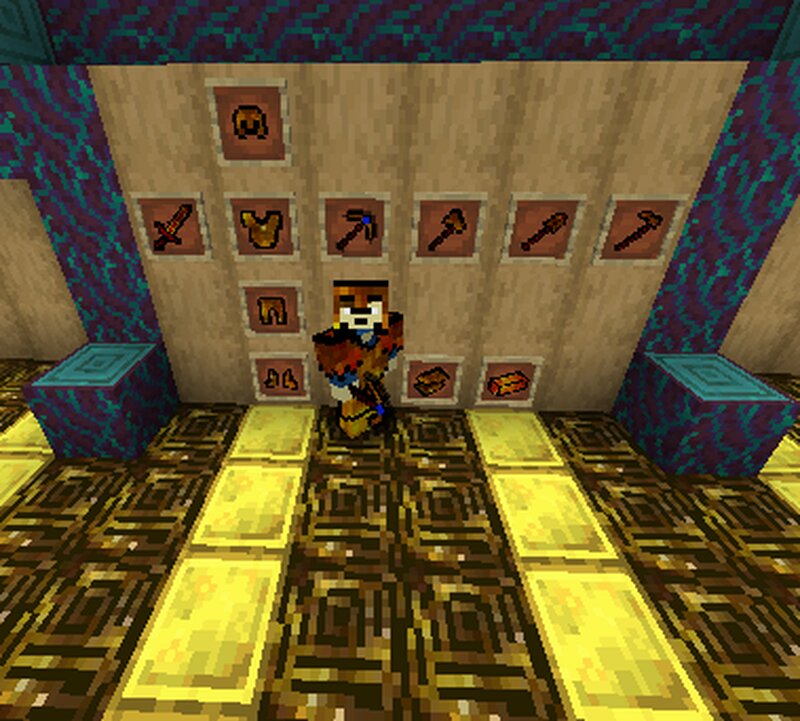 Yellow Netherite! Minecraft Texture Pack