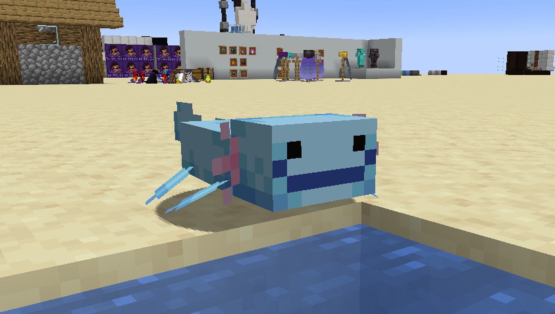 Wooper Axolotls! Now with Paldean Variant! Minecraft Texture Pack