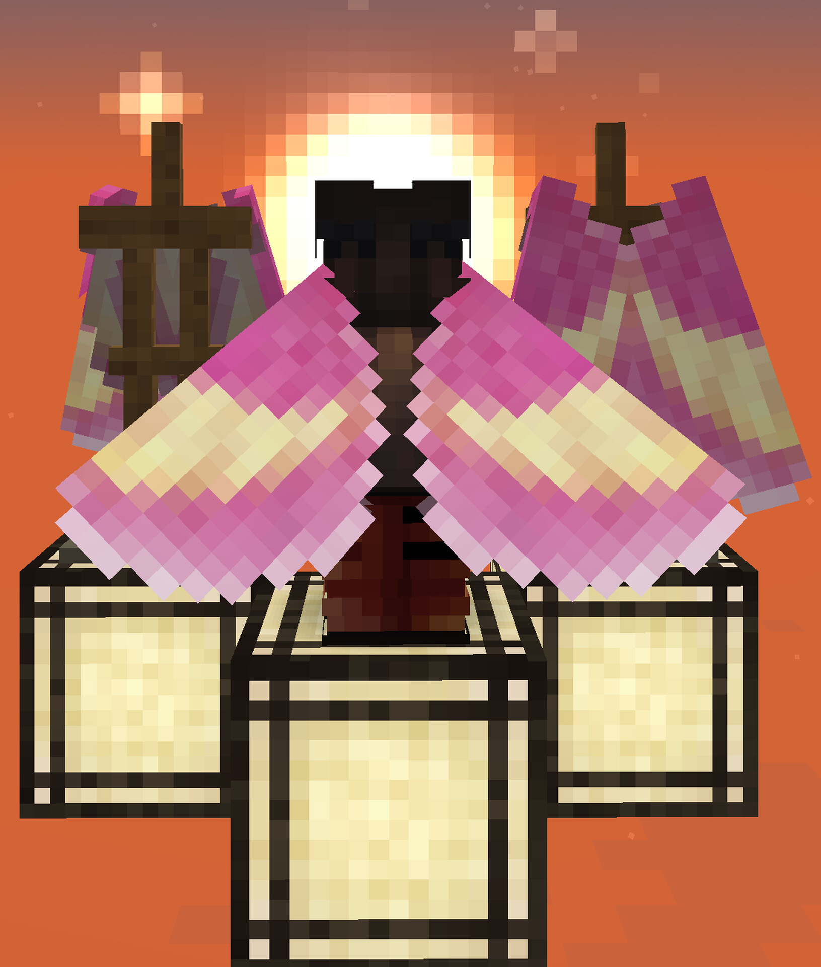 Rosy Maple Moth elytra Minecraft Texture Pack