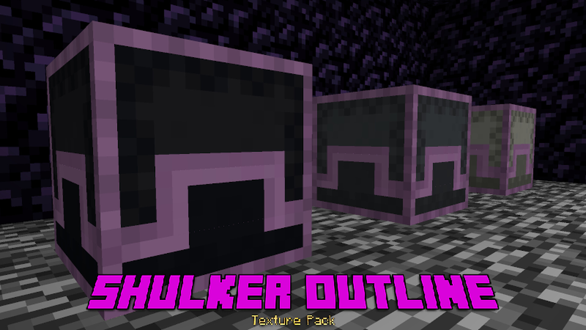 Shulker Outline Minecraft Texture Pack