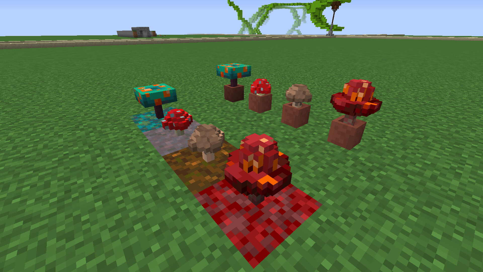 3D Mushrooms Minecraft Texture Pack