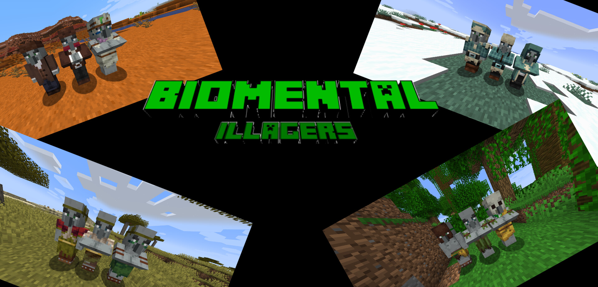 Biomental Illagers (Discontinued) Minecraft Texture Pack