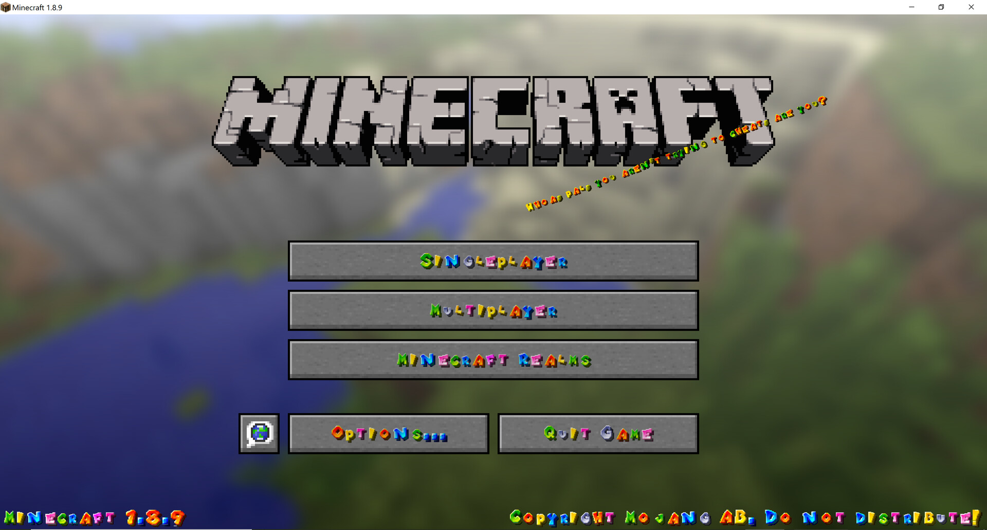 Mario 64 Font Minecraft Texture Pack