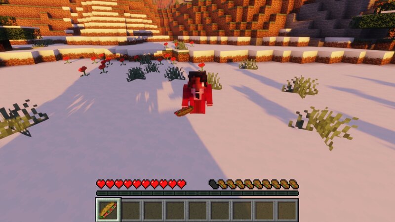 Sub Hunger Bar 1.16-1.17+ Minecraft Texture Pack