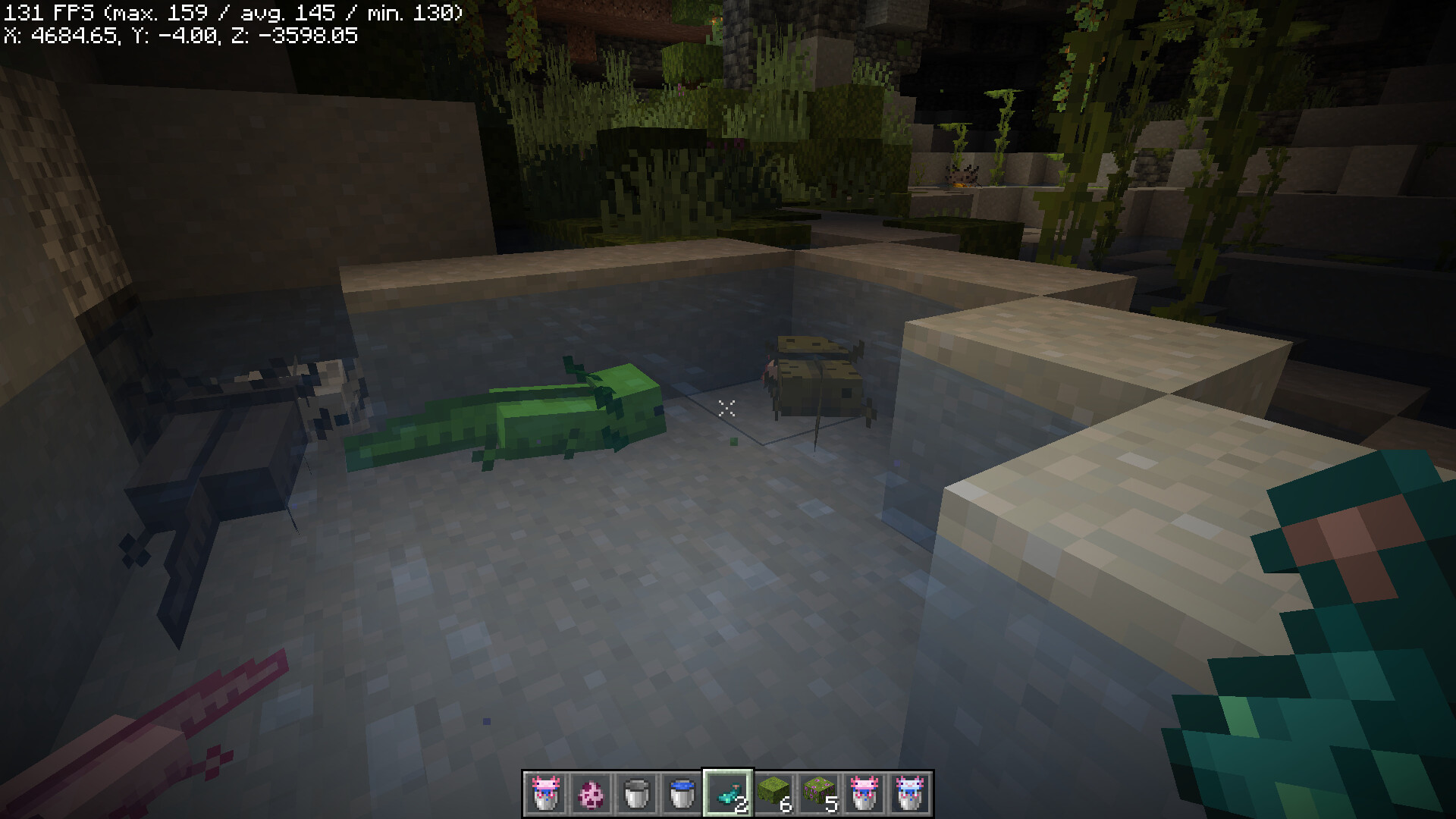 More Axolotl Variants Mod texture pack CIT edition Minecraft Texture Pack