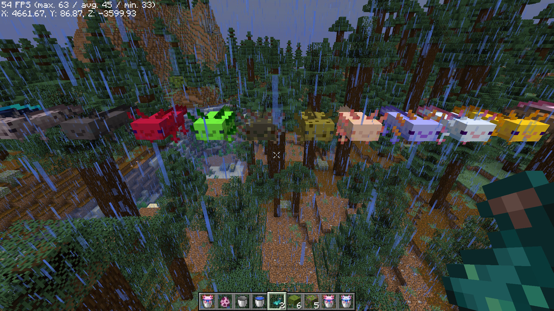 More Axolotl Variants Mod texture pack CIT edition Minecraft Texture Pack