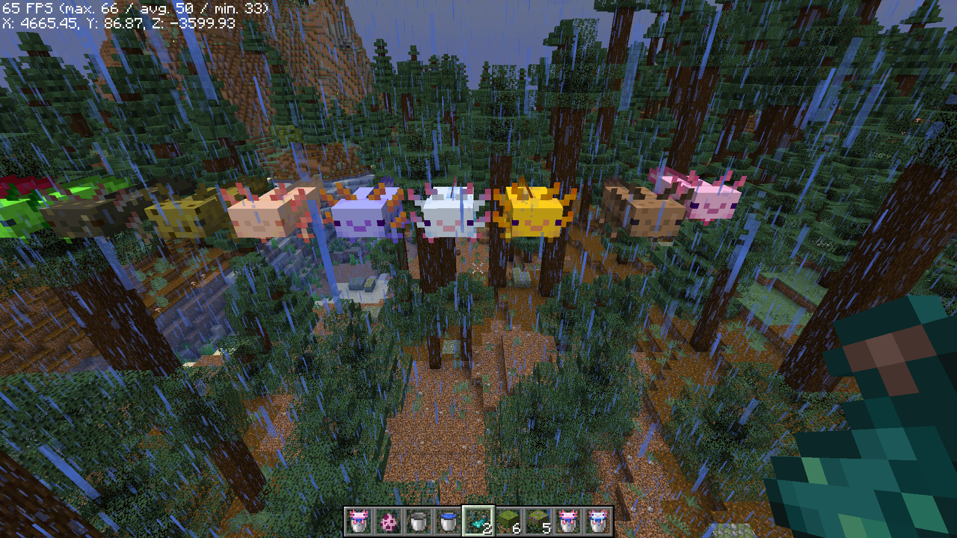 More Axolotl Variants Mod texture pack CIT edition Minecraft Texture Pack