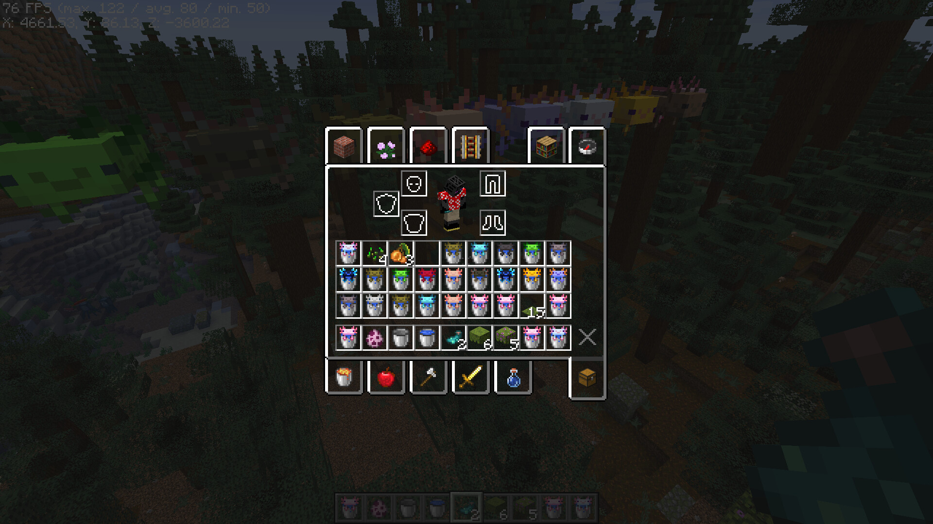 More Axolotl Variants Mod texture pack CIT edition Minecraft Texture Pack