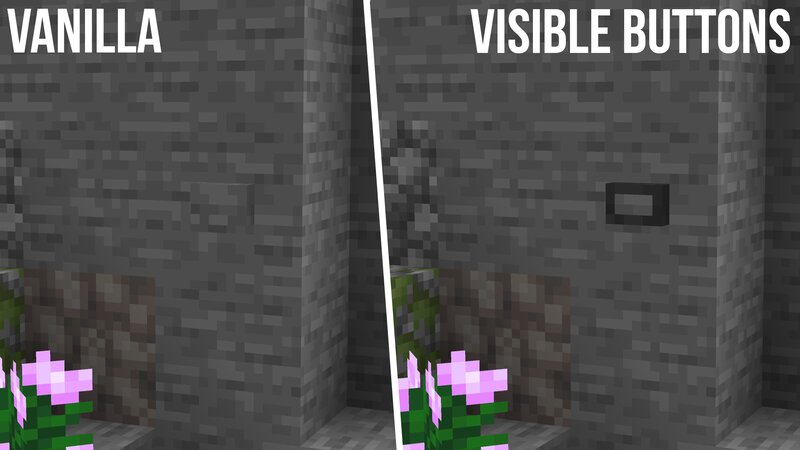 Visible Buttons Minecraft Texture Pack