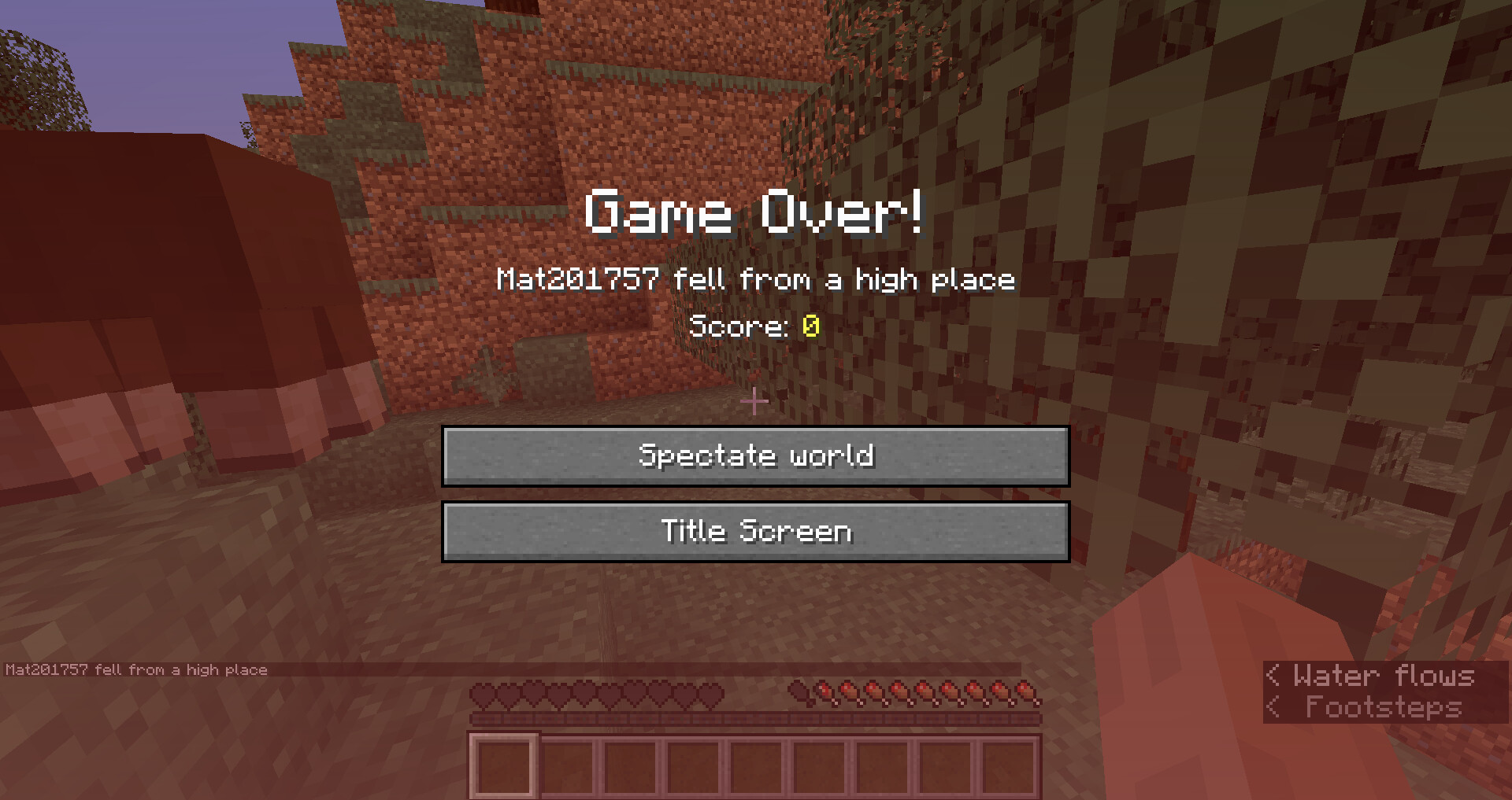 Fake hardcore Minecraft Texture Pack