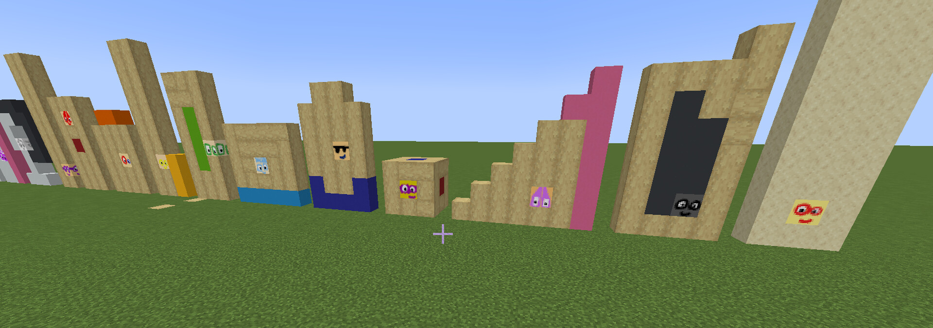 Ethano's Numberblocks Minecraft Texture Pack