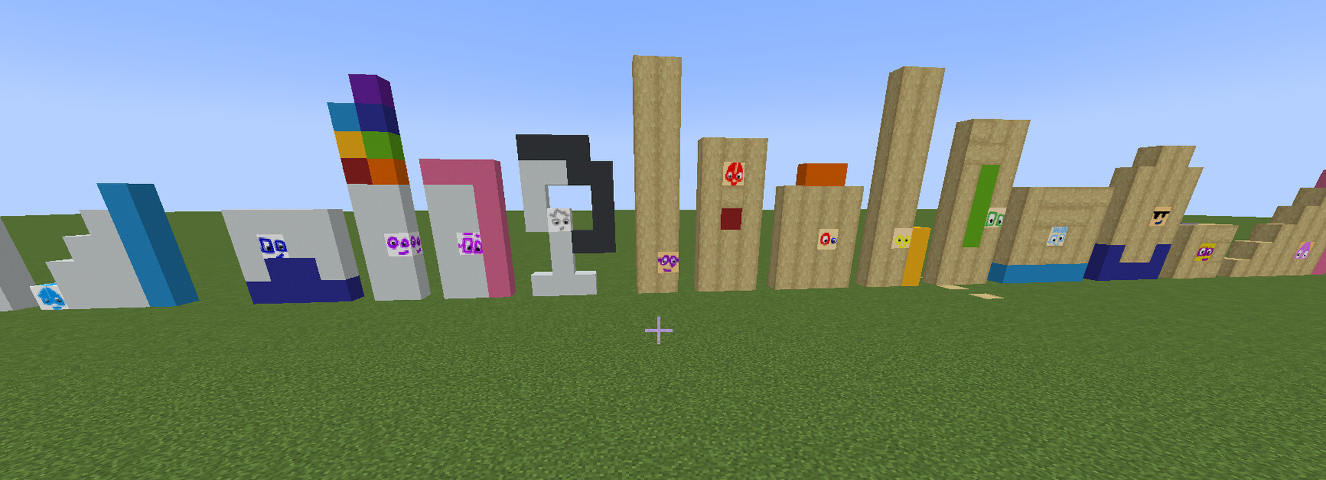 Ethano's Numberblocks Minecraft Texture Pack