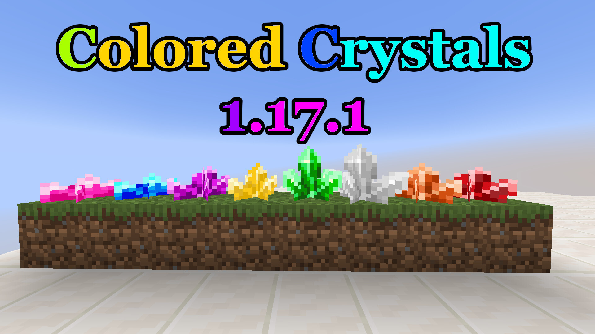 Colored Crystals [1.17.1] Minecraft Texture Pack