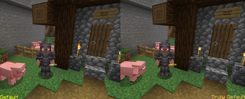 Truly Default Minecraft Texture Pack