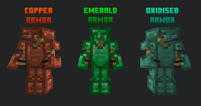 [OPTIFINE REQUIRED] Neph's Better Armors! (Copper and Emerald Armor ...
