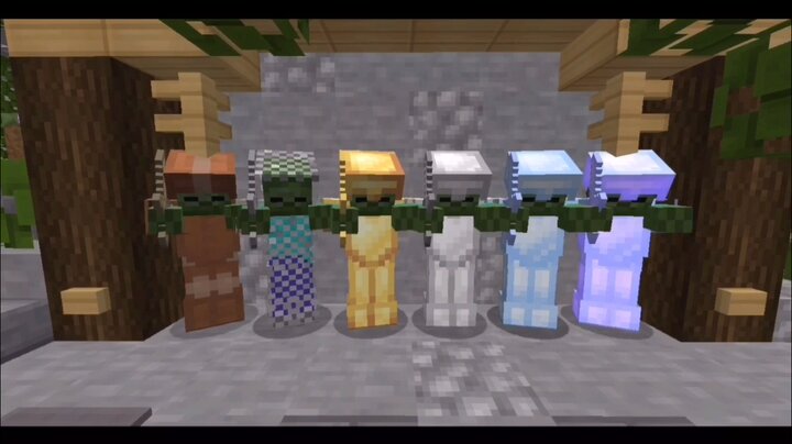 Softhetic Purple, Blue, Yellow Recolours 16x Minecraft Texture Pack