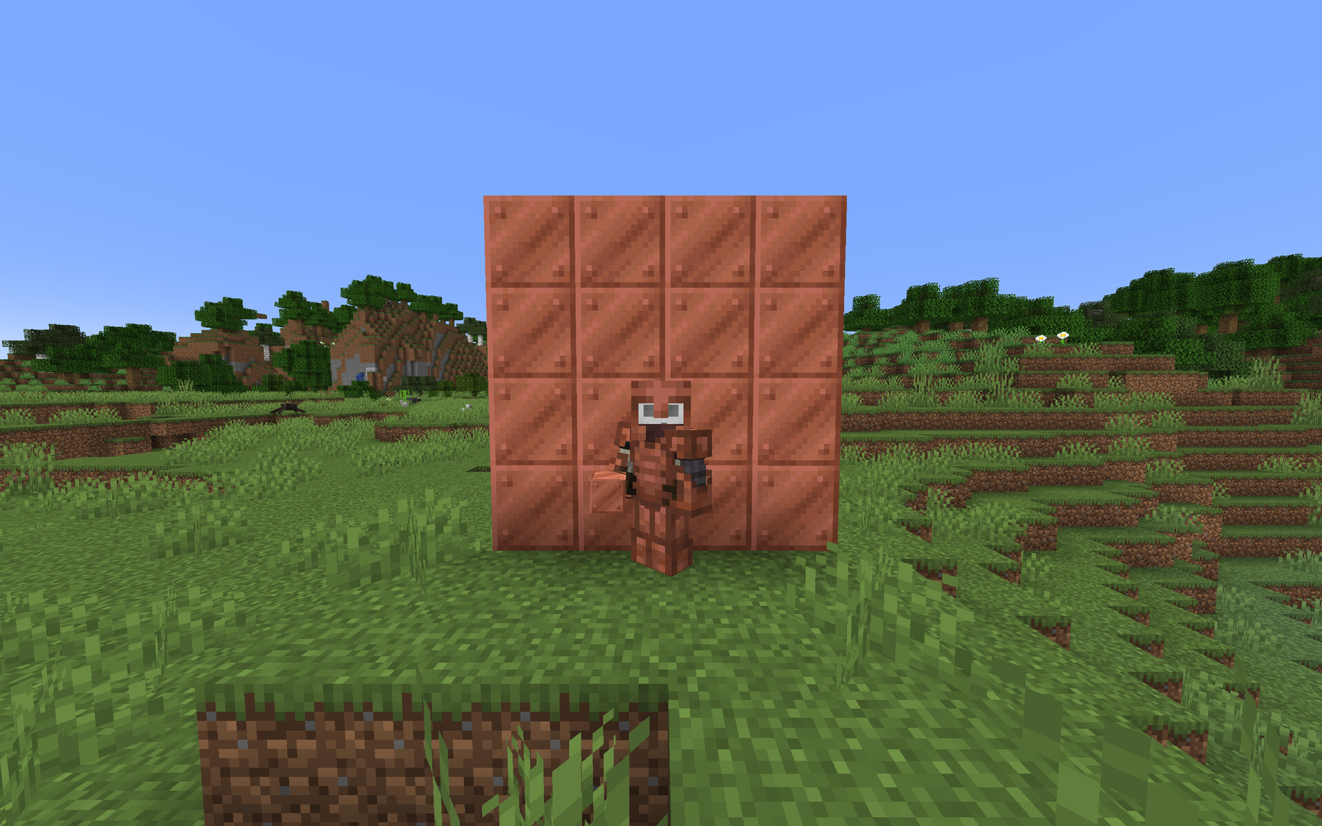 Netherite armor to Copper armor Minecraft Texture Pack