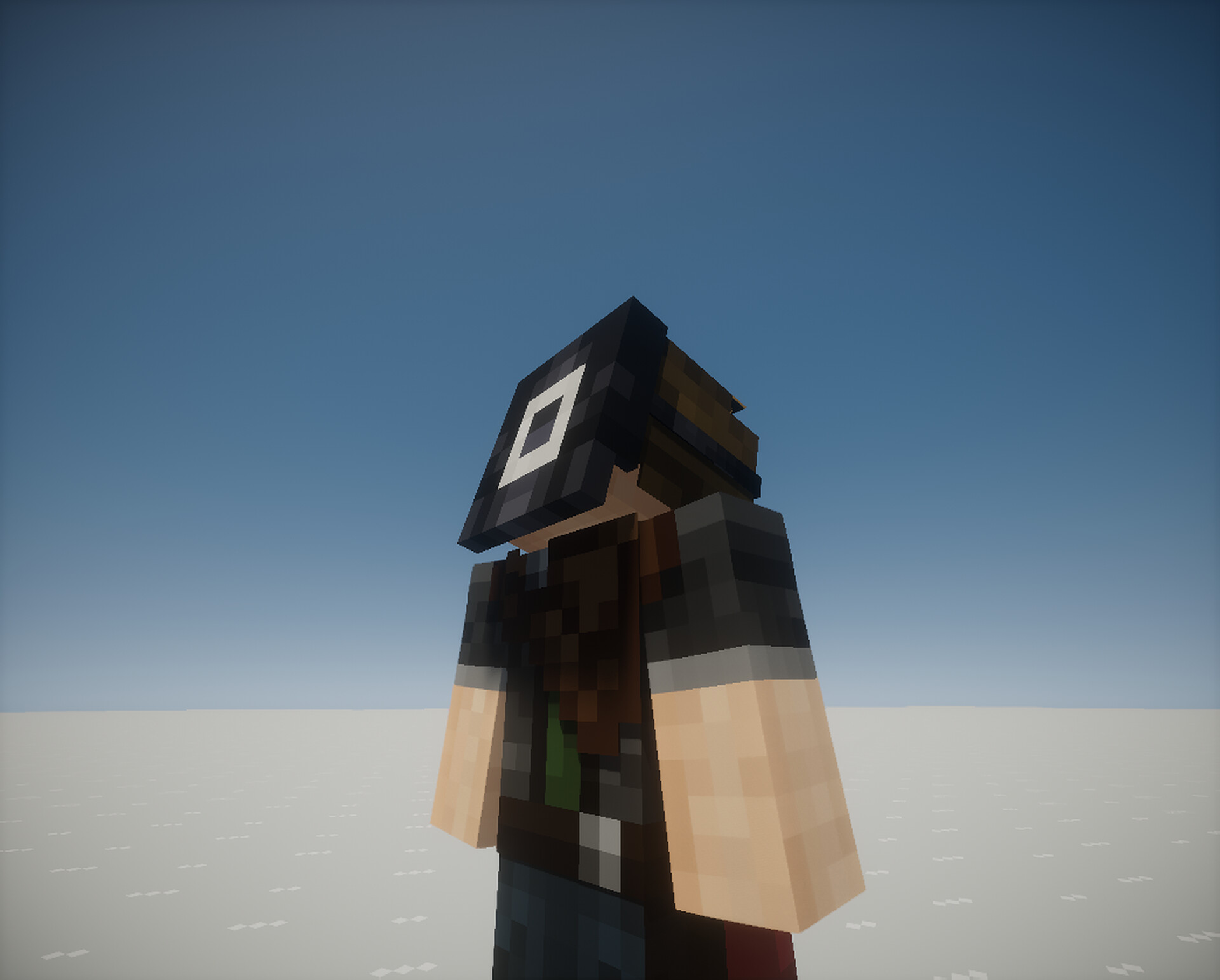 Squid Game Square 3D Mask Minecraft Texture Pack