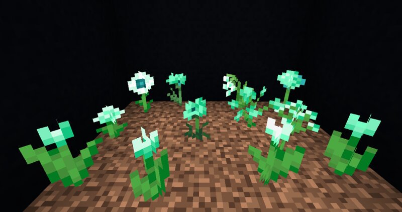 Shallot's Bioluminescence (requires optifine) Minecraft Texture Pack