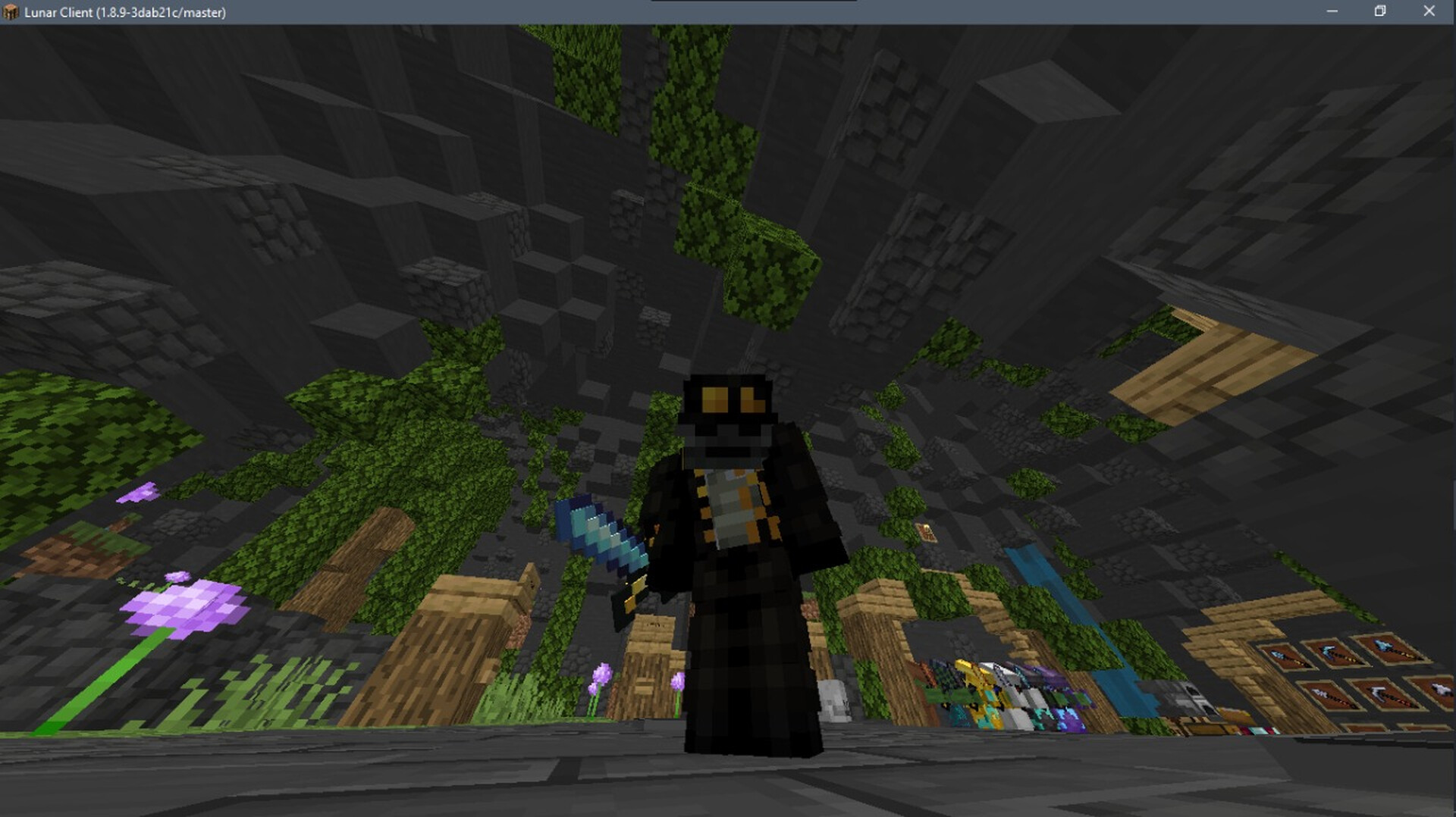 Black and gold 3d Minecraft Texture Pack