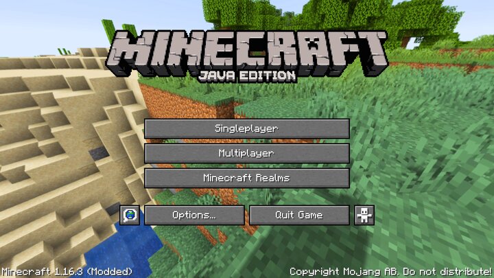 Minecraft Title Screen With Shaders Minecraft Texture Pack