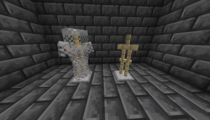 Birch Armor Stand Minecraft Texture Pack