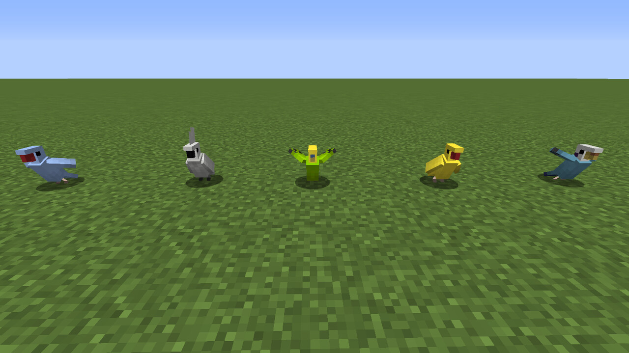 Extended Parrot Skins (Optifine 1.16.5) Minecraft Texture Pack