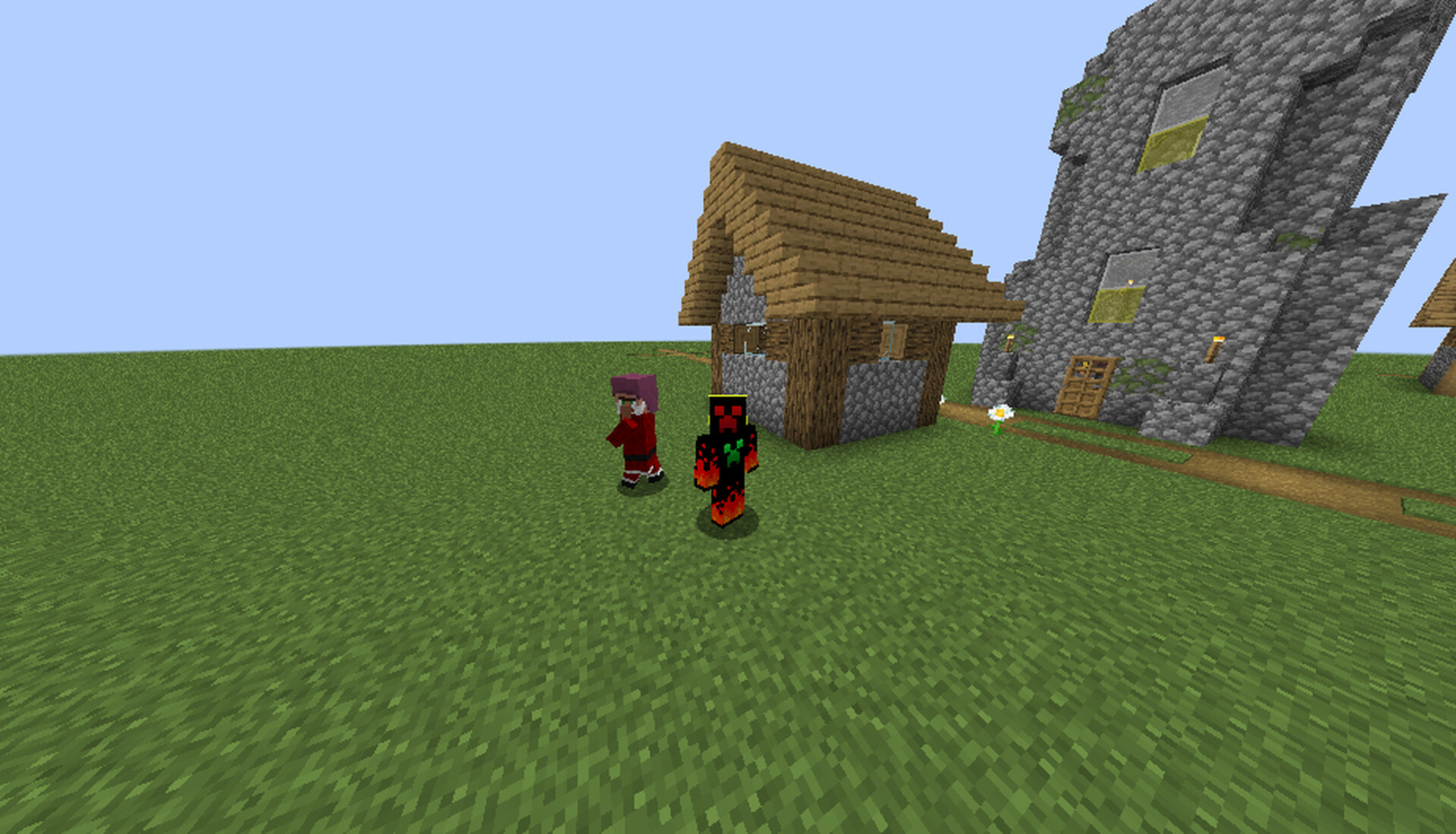 Nitwit Villager as Santa Clause Minecraft Texture Pack