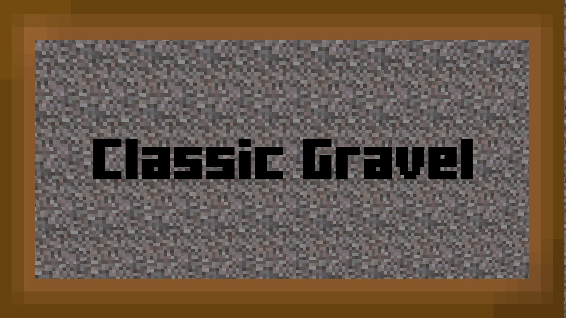 Classic Gravel Minecraft Texture Pack